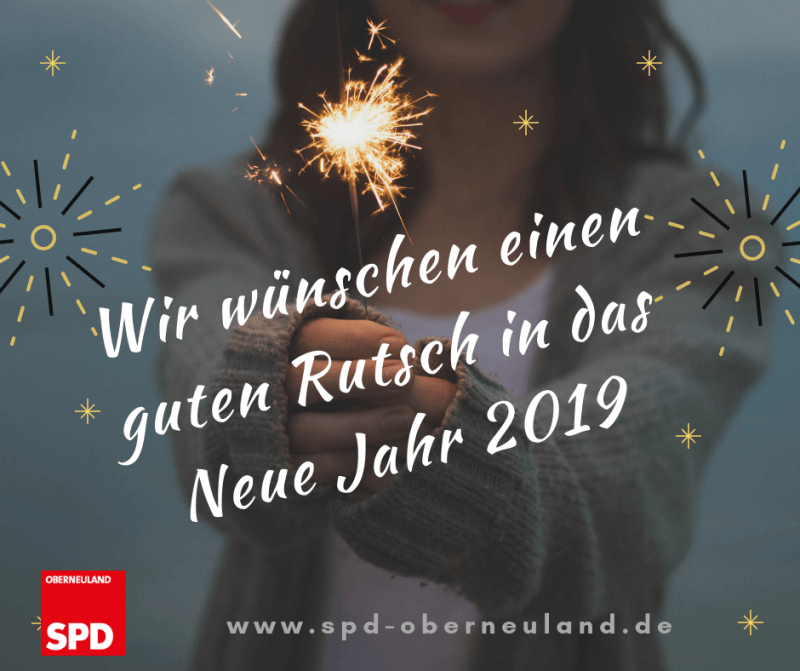 Wir wünschen einen guten Rutsch ins neue Jahr – SPD Oberneuland